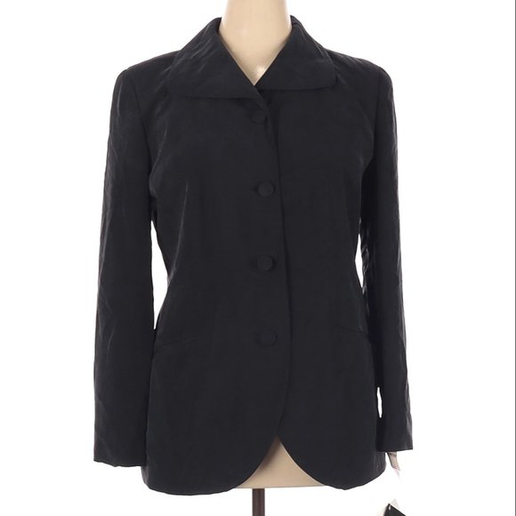 Via Seta Studio Silk Blazer Size 14 | Jackets & Coats | Via Seta Studio ...